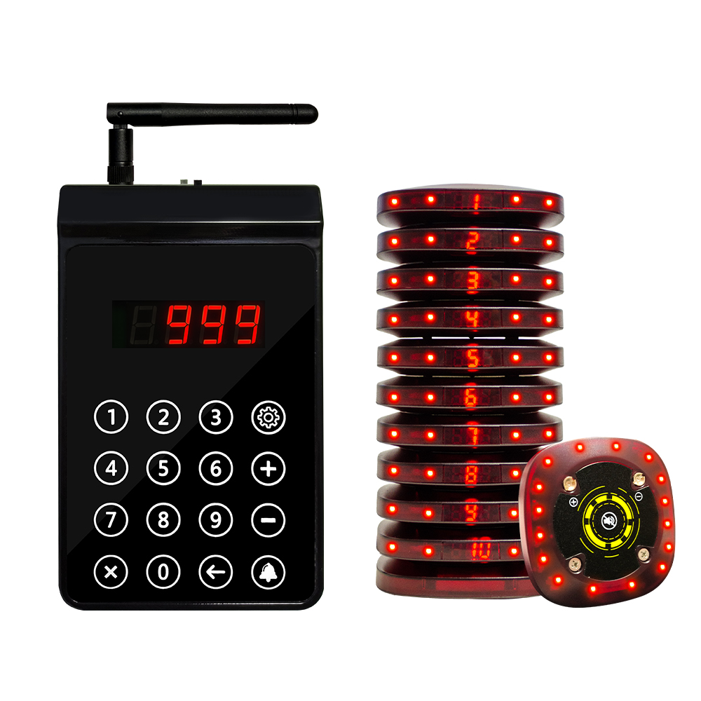 CTP205 Restaurant Pager in Small size with silent button-